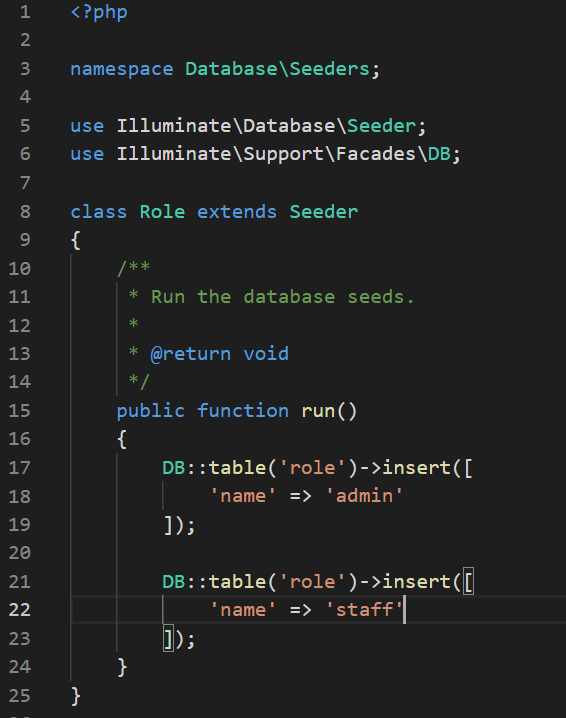 Laravel Project Demo--role management | Cindy's Blog